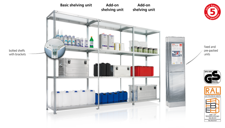 META Sisteme de Rafturi – META FIX SET Bolted Shelving